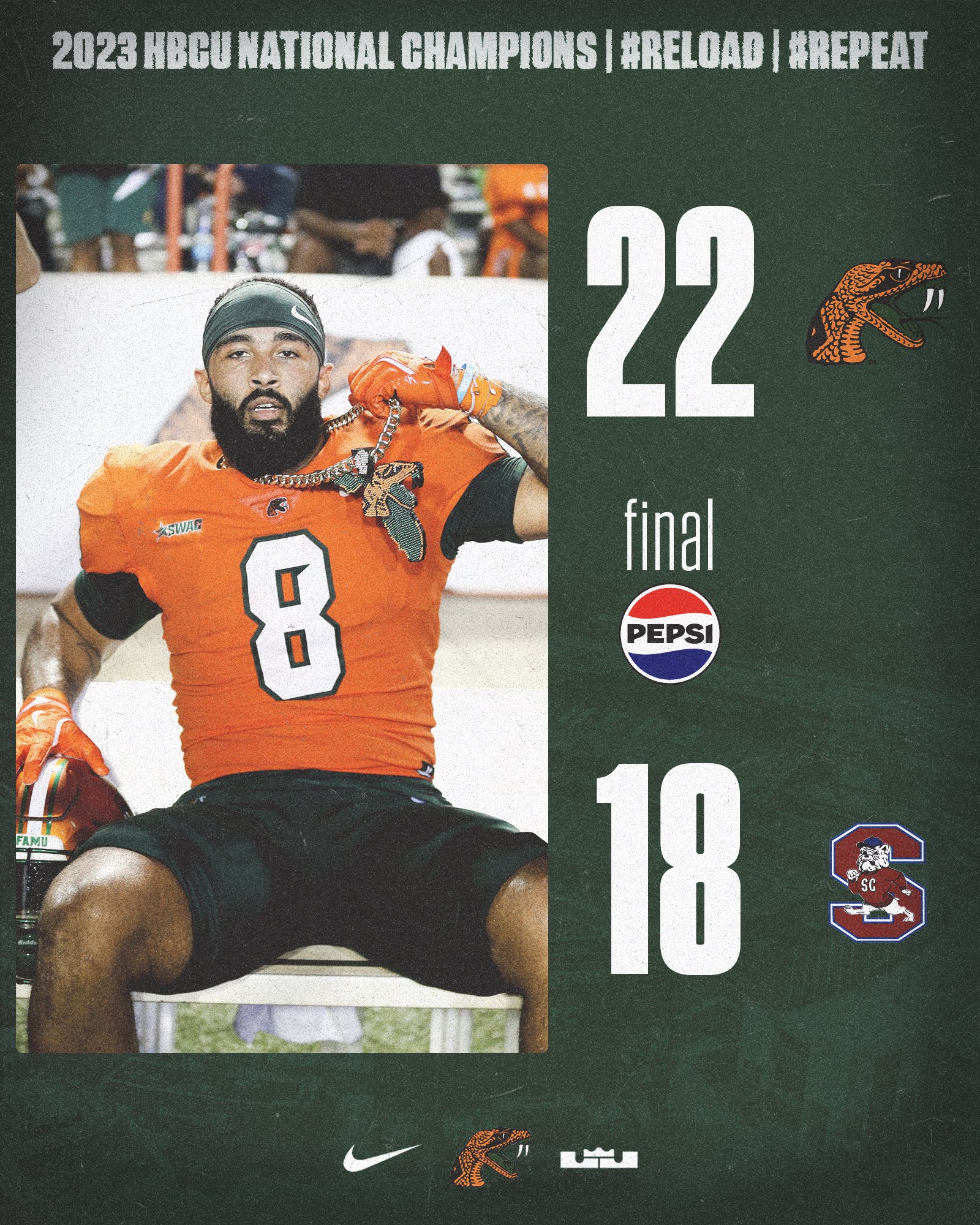 FAMU Defeats South Carolina State 22-18 With Late 4th Quarter Rally ...